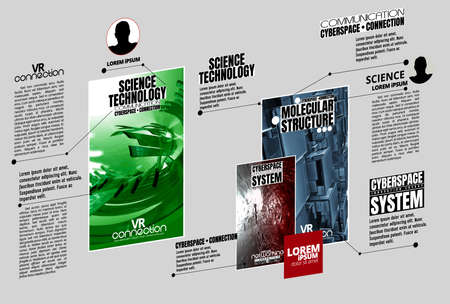 Big data connection complex. Data visual concept. Graphic abstract ...