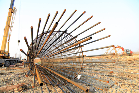 Photo of Bridge pile reinforcement - ID:1-53389948 - Royalty Free Image ...