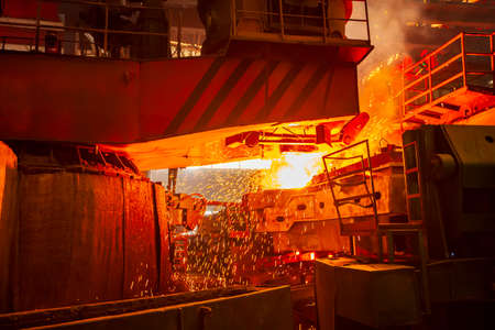 Photo of Steelmaker at ingot casting. - ID:1-172339777 - Royalty Free ...