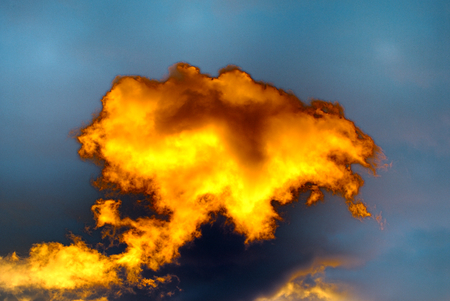 fire sky - Stock Image - Everypixel