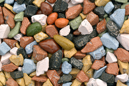 Close-up of chocolate pebbles to use as background - Stock Image ...