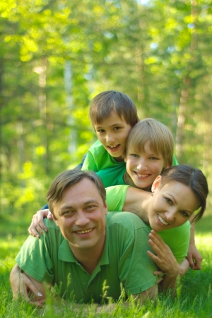 Good family traveled to nature - Stock Image - Everypixel