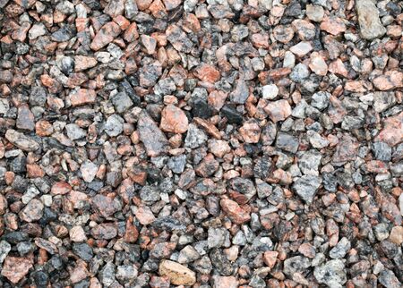 Detailed background texture of wet gravel ground after the rain - Stock ...