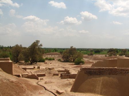 Ruins of Harappa(3000 BC Indus valley civilization), Pakistan - Stock ...