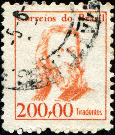 BRAZIL - CIRCA 1963: A stamp printed in Brazil shows Pedro I of Brazil ...