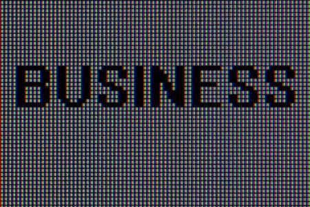 BUSINESS - extreme macro shot of a LCD computer monitor - Stock Image ...