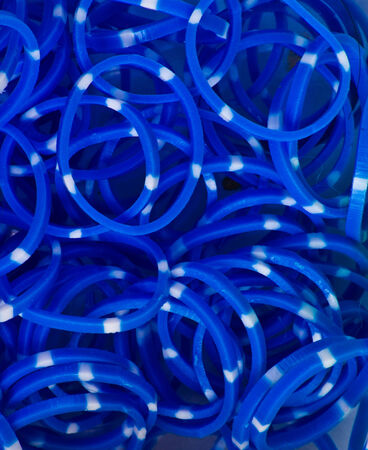 blue color elastic band - Stock Image - Everypixel