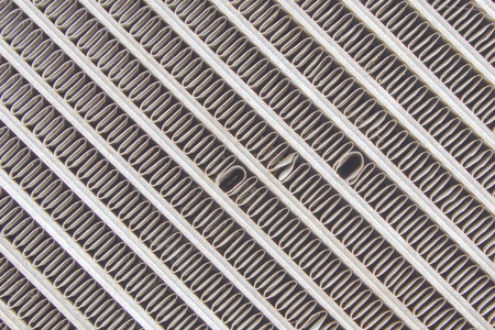 Old car radiator grill texture, taken as a background. - Stock Image ...
