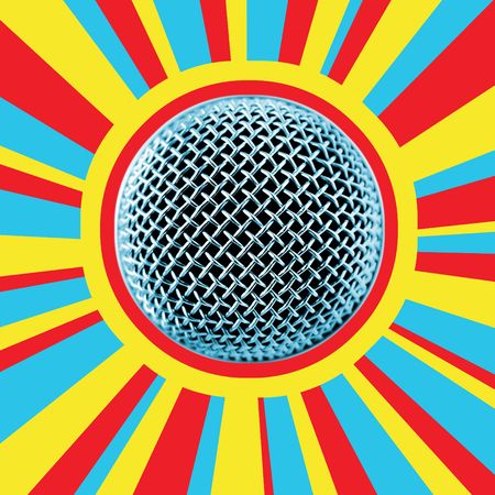 Disco Mic-4. (Ideal for CD-cover) - Stock Image - Everypixel