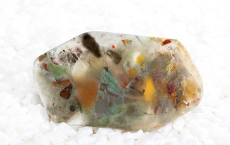 Volcano Jasper, a brecciated microcrystalline quartz or chalcedony ...