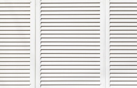 White metal window shutter background and texture - Stock Image ...