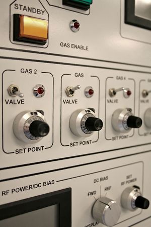 Control panel of a clean-room equipment - Stock Image - Everypixel