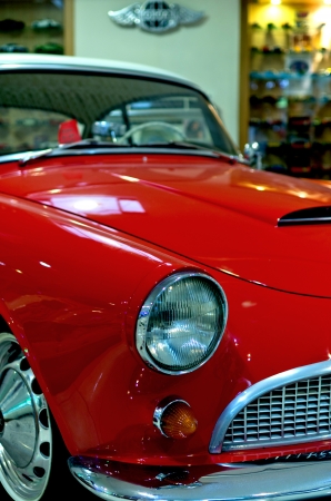 QAWRA - JULY 13 Old car inside the Malta Classic Car Collection, a ...
